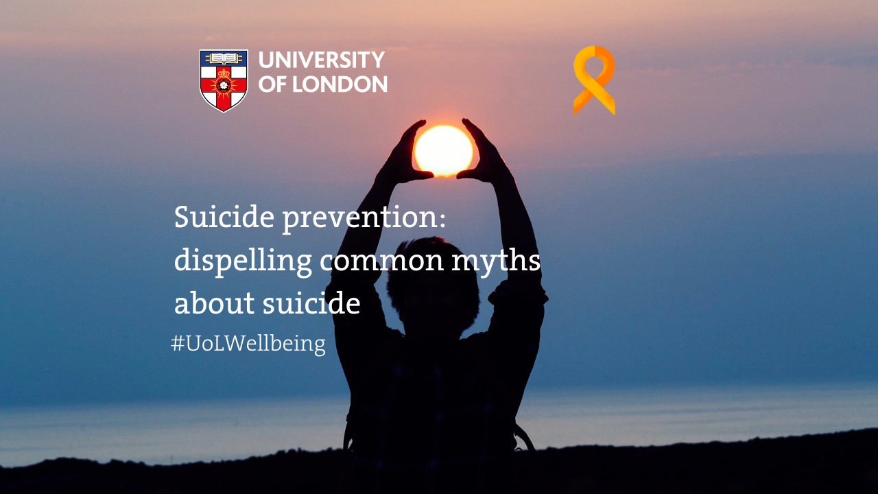 Suicide prevention: dispelling common myths about suicide | University ...