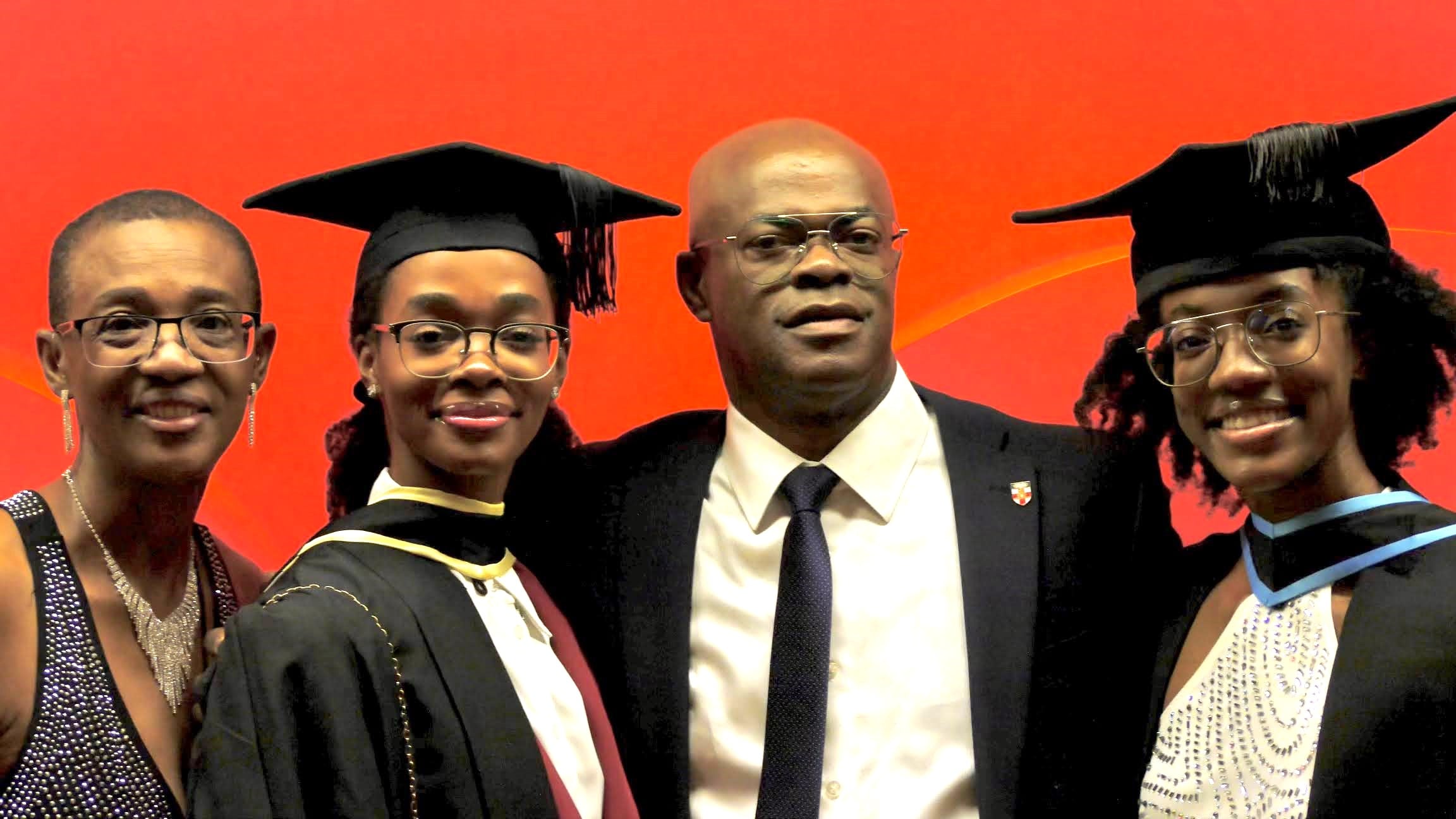 One family’s journey: Parents and three children graduate from the ...