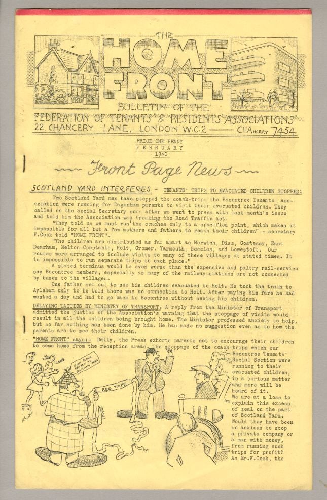 Senate House Library acquires fascinating collection of wartime tenants ...