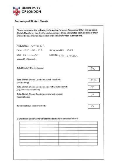 Invigilator resources | University of London