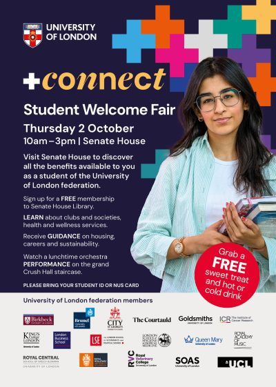 Senate House to host the annual Student Welcome event on 2 October ...